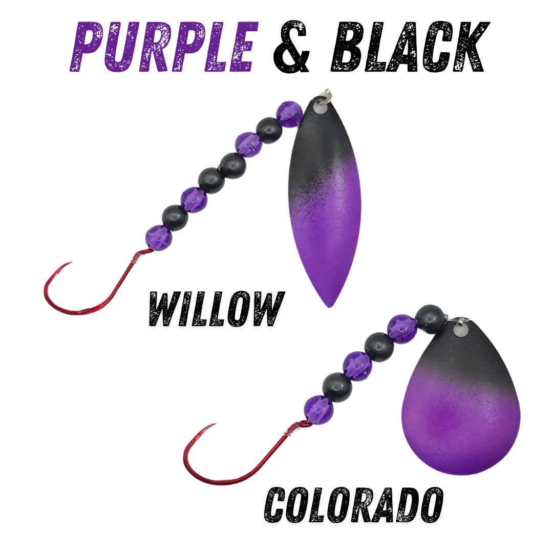 Purple & Black | Reel Cool Lures