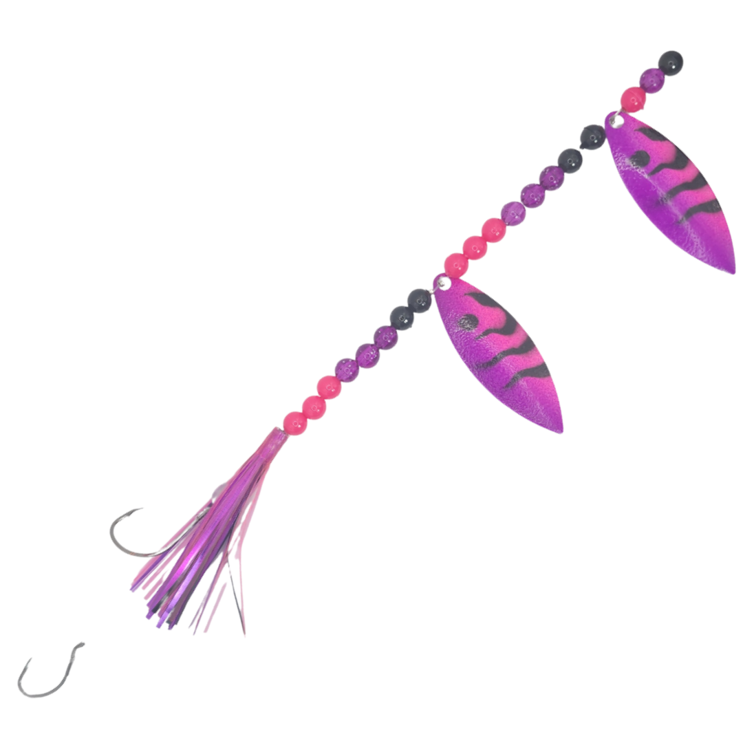Pink & Purple Tiger Walleye Teaser | Reel Cool Lures
